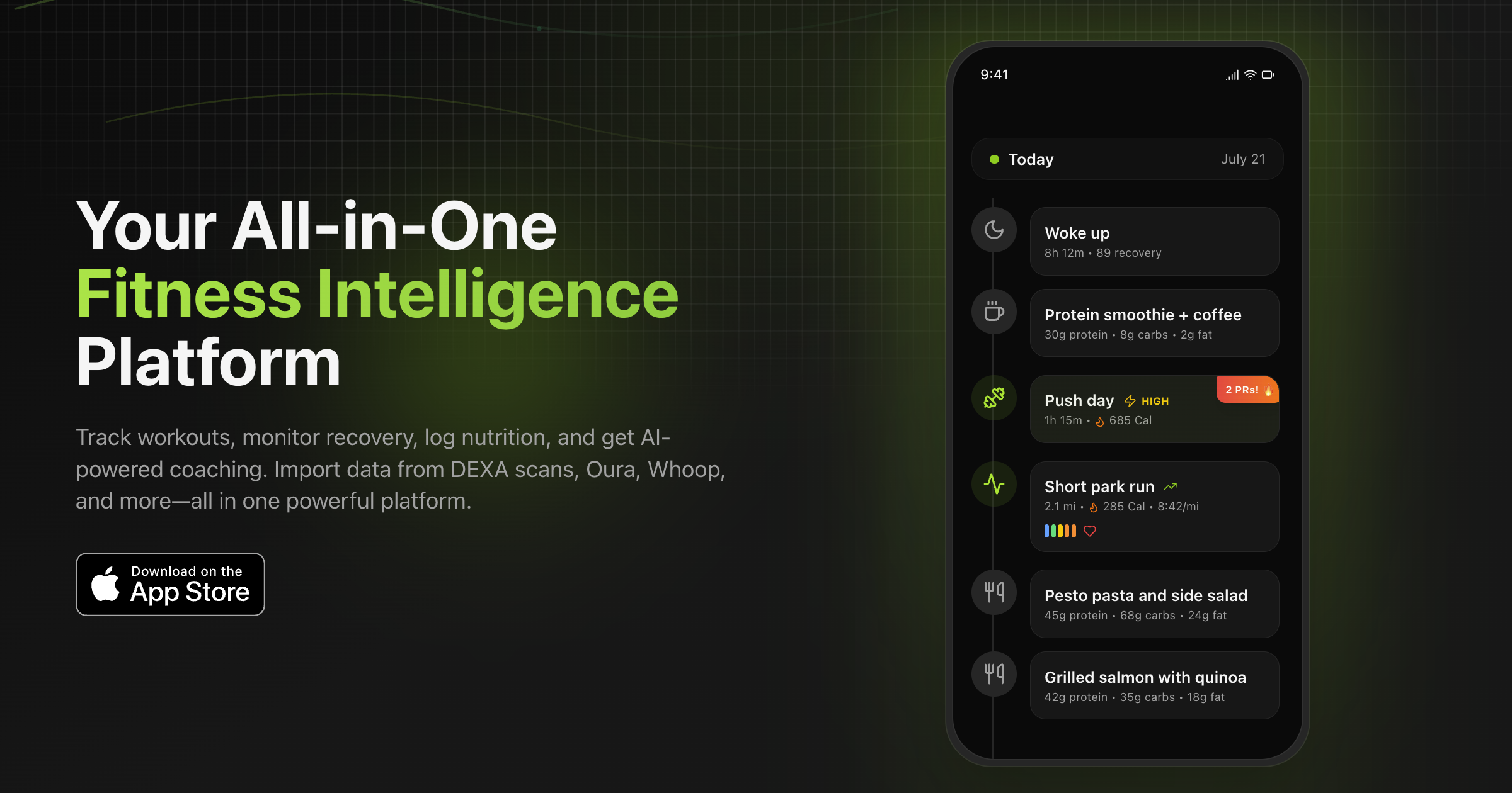 Cadra - Your All-in-One Fitness Intelligence Platform